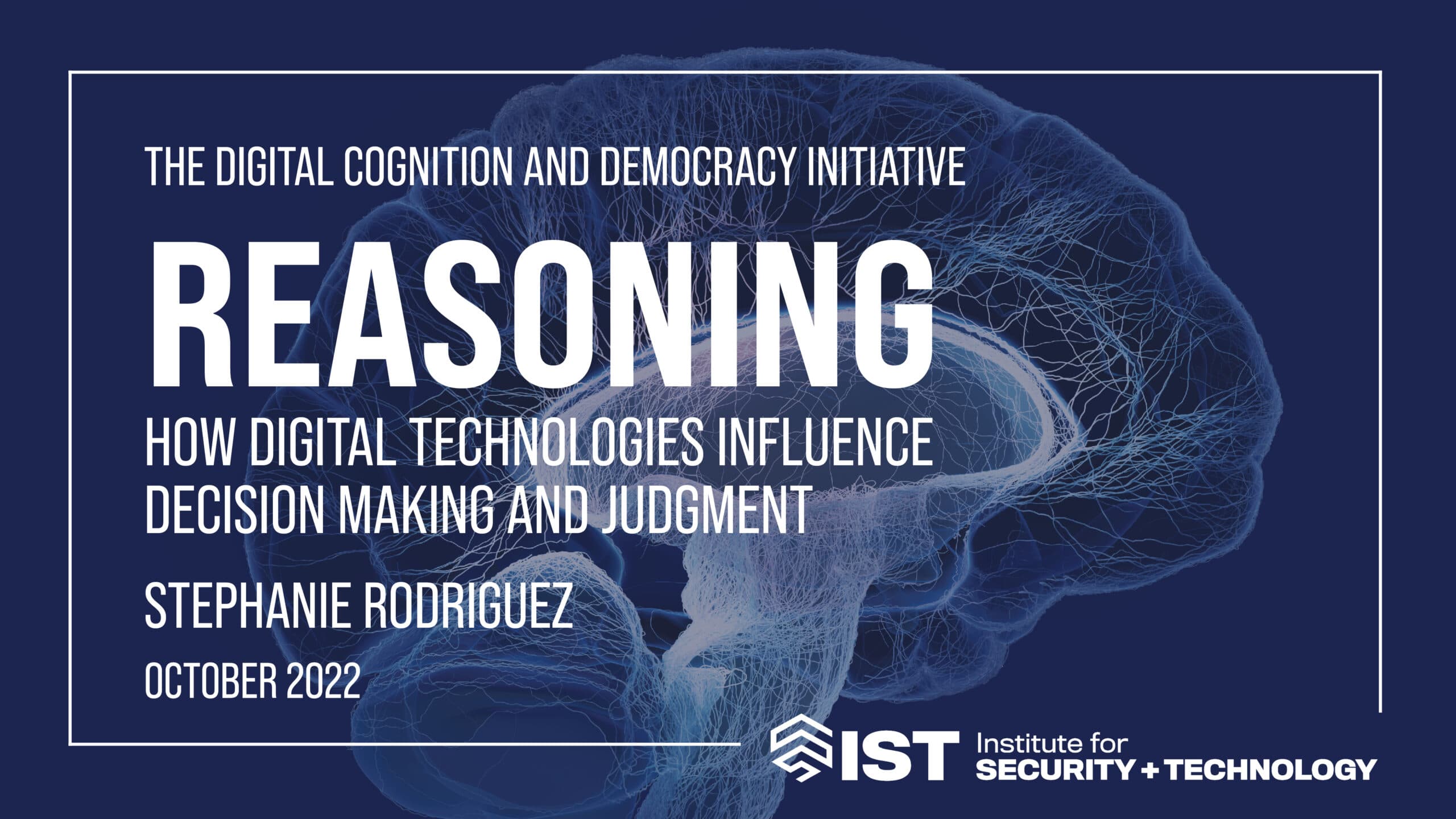 Reasoning: How digital technologies influence decision making and ...