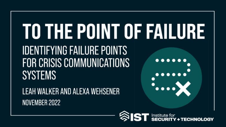 To the Point of Failure: Identifying Failure Points for Crisis ...