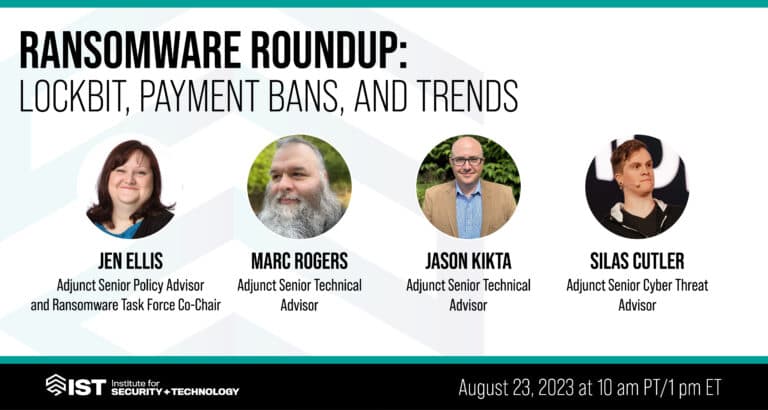Ransomware Roundup: LockBit, Payment Bans, and Trends - Institute for ...