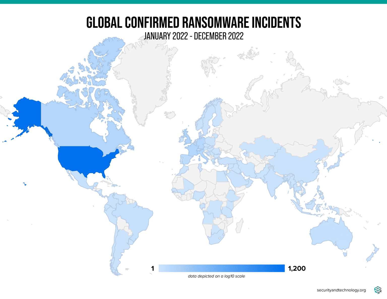 Institute for Security and Technology2022 RTF Global Ransomware Incident Map: Attacks continue ...