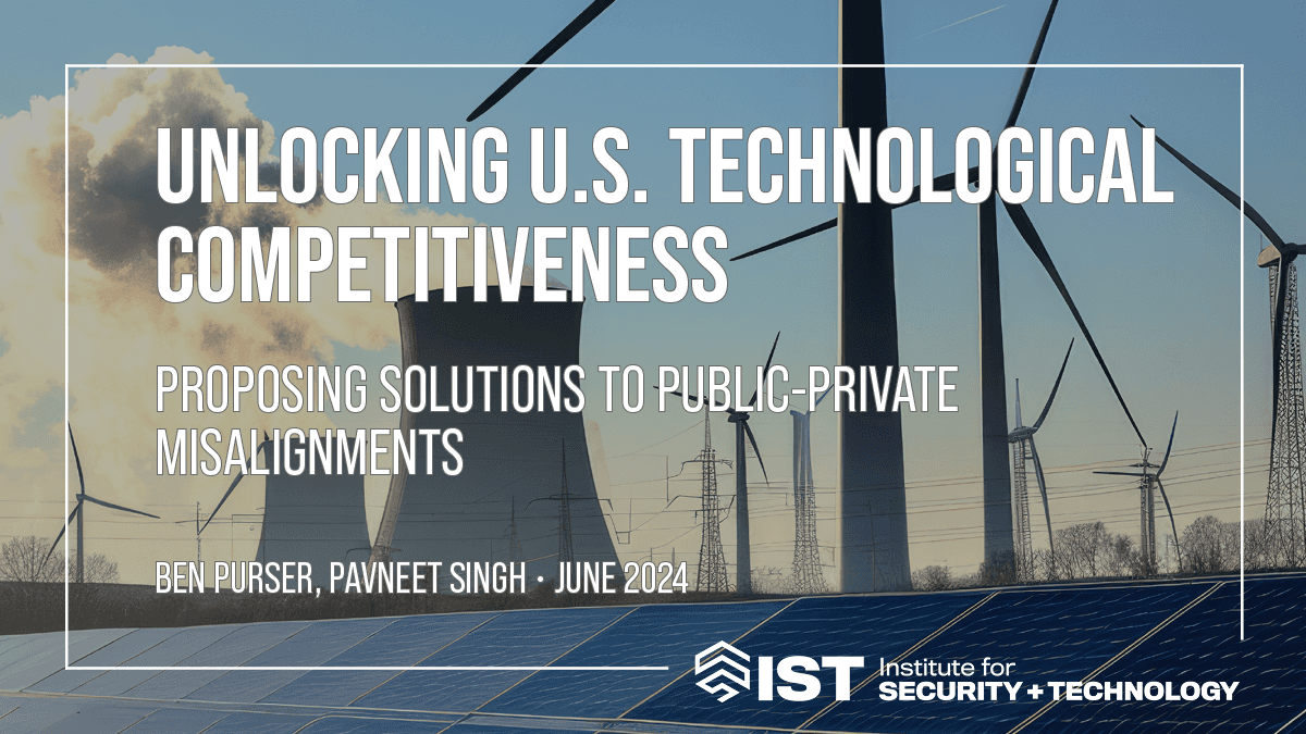 Unlocking U.S. Technological Competitiveness: Proposing Solutions to ...