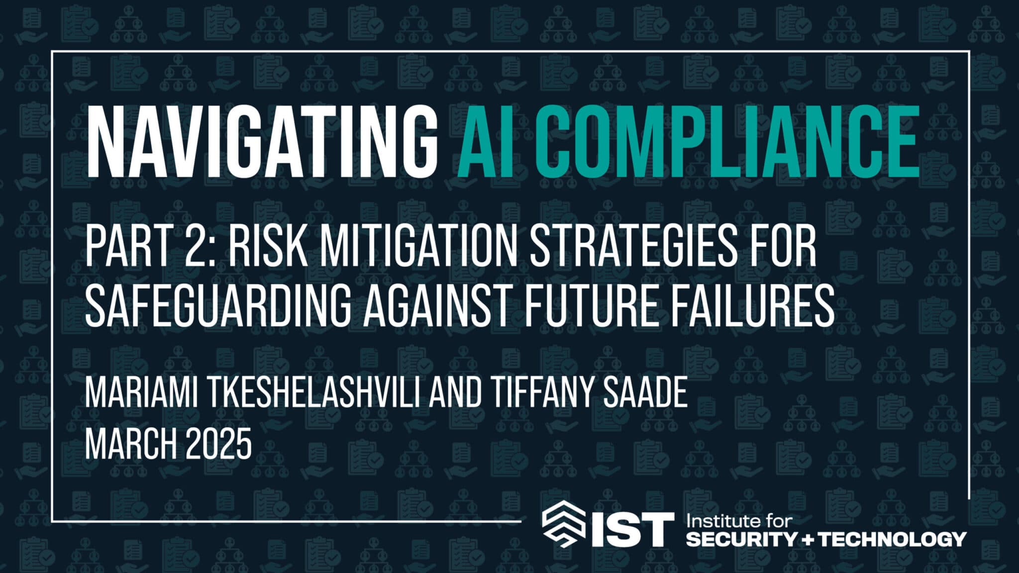 Navigating AI Compliance, Part 2: Risk Mitigation Strategies for ...